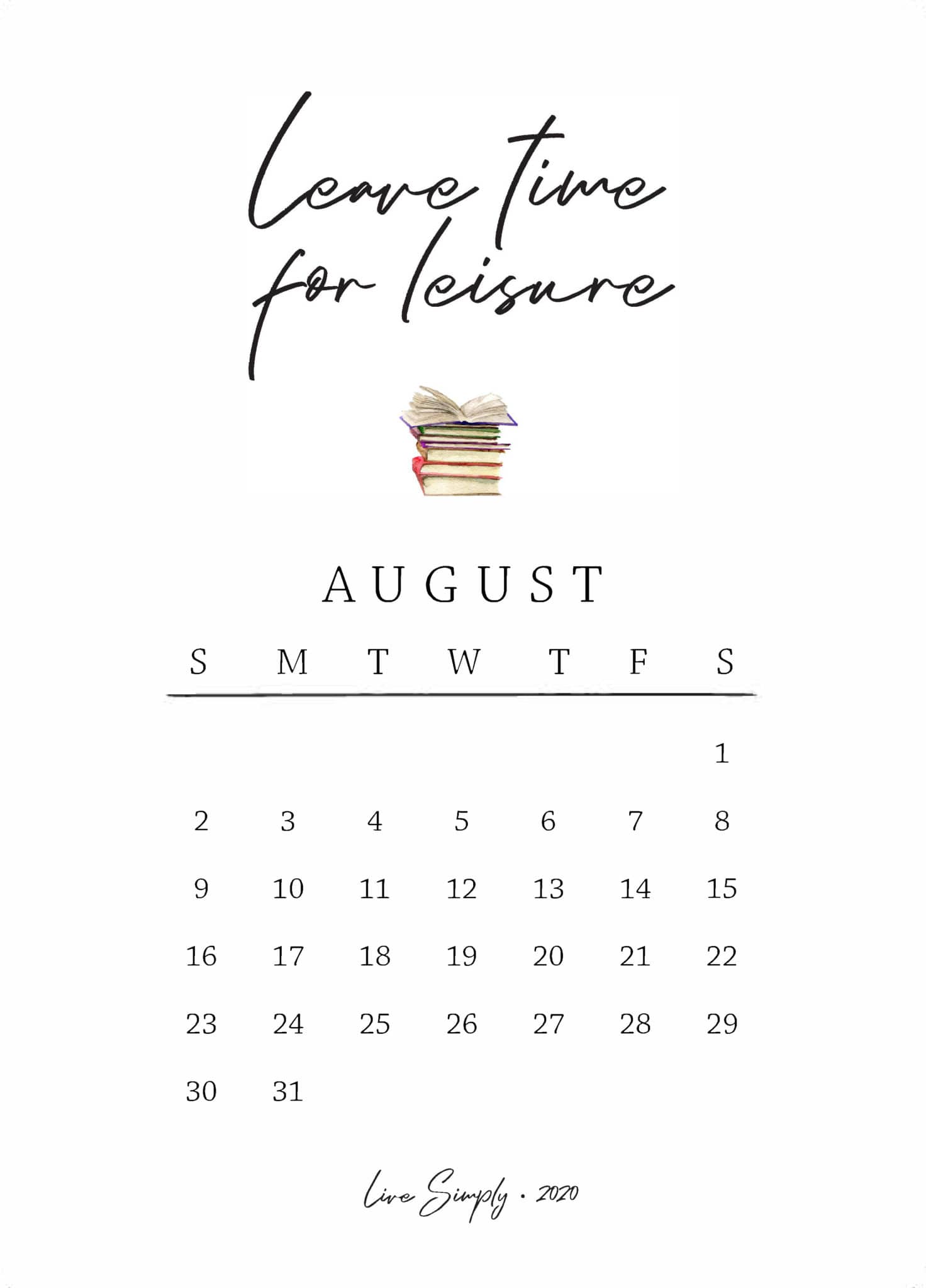 Monthly Mantra: August 2020 - Live Simply Method